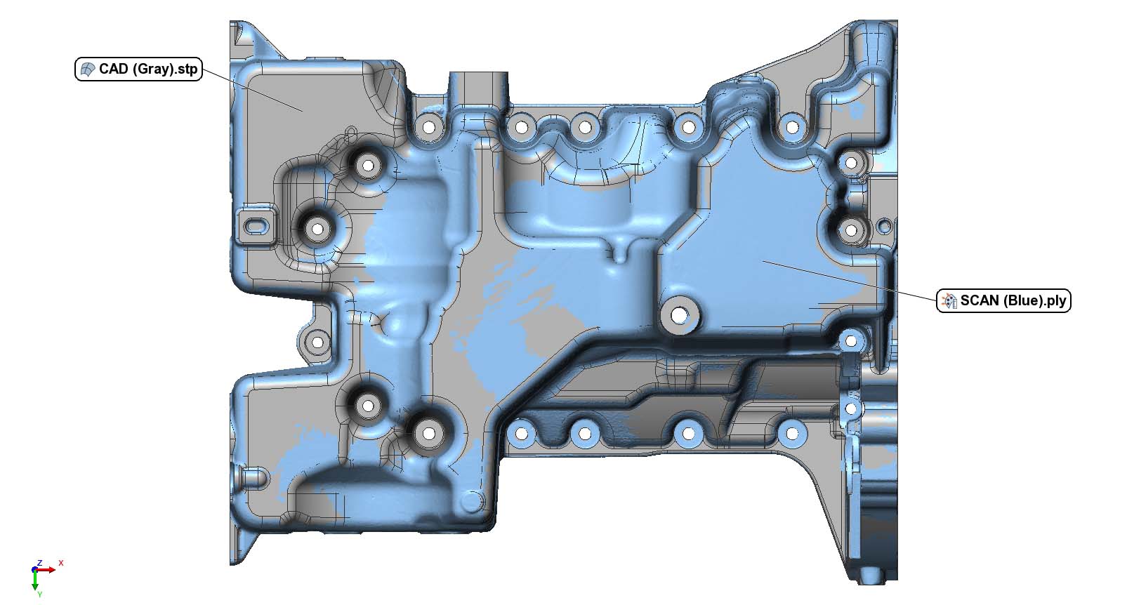 zeiss-3d-scan-of-casting-profile-overlay-4 - Haven Metrology